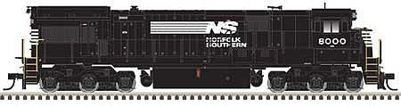 Atlas Model Railroad 10003569 HO Scale GE U30C Low Nose - Standard DC - Master(R) Silver ...