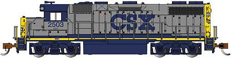 Bachmann 66852 N Scale EMD GP38-2 - Sound and DCC -- CSX Transportation #2503 (YN1; gray, blue ...