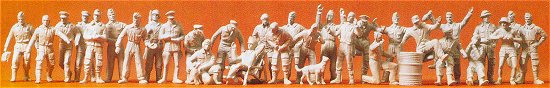 Preiser 72509 1/72 Unpainted German Reich Luftwaffe Ground Crew 1935-45 (32) (Kit) - Alpine ...
