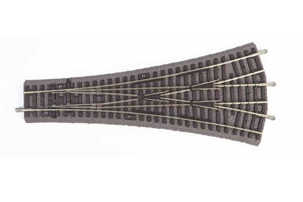 PIKO 55425 HO Scale Roadbed 3-Way Switch W3 15? & 15?/R9 - Black Forest® Hobby Supply Co ...