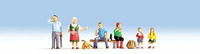 Noch 15872 HO Scale Hikers -- Set #1 pkg(6) - Black Forest® Hobby ...