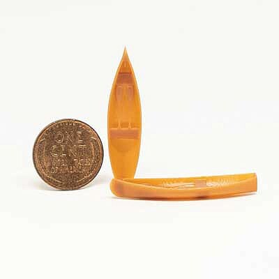 All Scale Miniatures 871908 HO Scale Canoe (1 Piece) - Black Forest ...