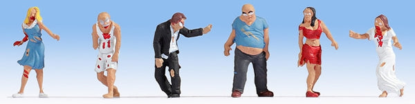Noch 15800 HO Scale Zombies pkg(6) - Black Forest® Hobby Supply Co ...