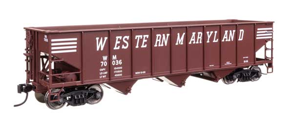 Walthers Mainline 910-56758 HO Scale 70-Ton AAR Hopper RTR WM #70036 ...