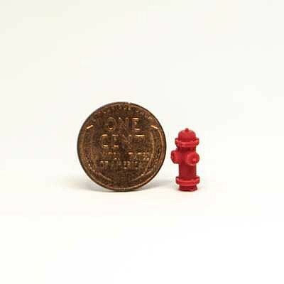 All Scale Miniatures 870788 HO Scale Fire Hydrant -- pkg(5) - Black ...