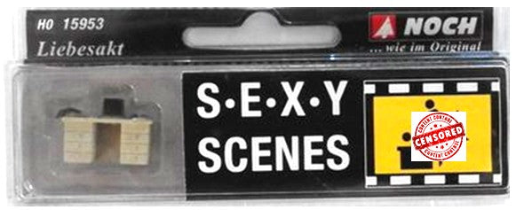Noch 15953 HO Sexy Scenes: Lovers in Action on Desk - Black Forest ...