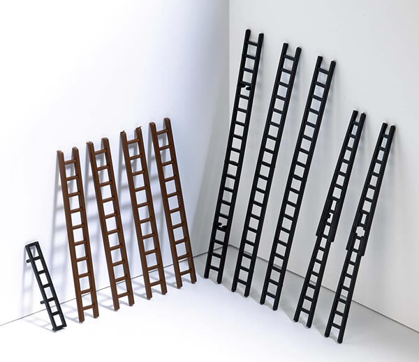 Busch 7786 HO Scale Ladders -- pkg(10) - Black Forest® Hobby Supply Co ...