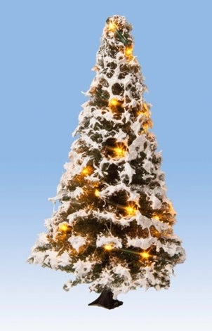 Noch 22120 All Scale Snow-Covered Illuminated Christmas Tree -- 3-1/8 ...