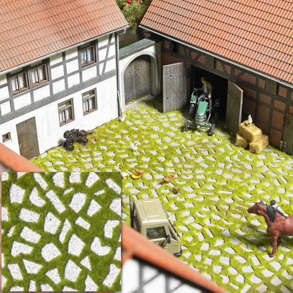 Busch 7433 HO Scale Grass Paver Sheet -- 7-7/8 x 5-1/2" 20 x 14cm ...
