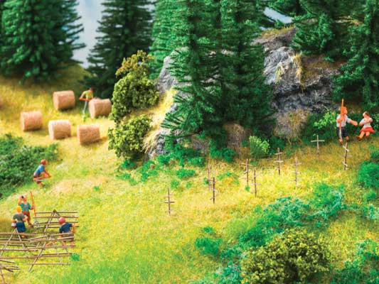 Noch 7460 HO Scale Hay Bales -- Round pkg(18) - Black Forest® Hobby ...