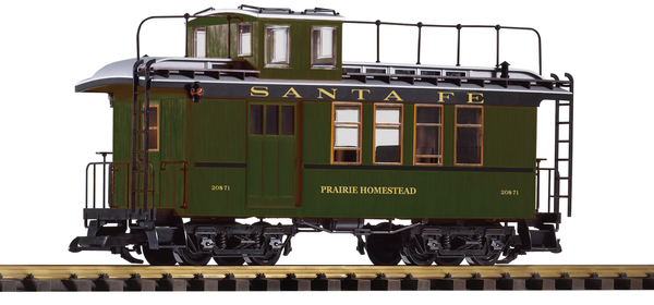 Piko 38623 G Scale SF Drovers Caboose 20871, Green - Black Forest ...