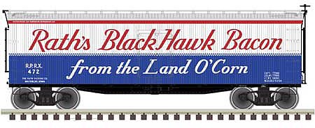 Atlas 20005836 HO Scale 40' Wood Reefer - Ready to Run - Master(R ...