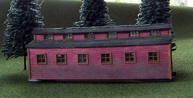 RS Laser Kits 3021 N Camp Dinning Shack - Alpine Railworks