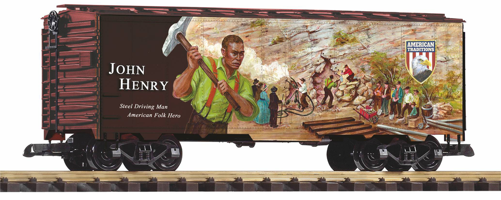 PIKO 38941 G Scale American Traditions John Henry Reefer - Black Forest ...