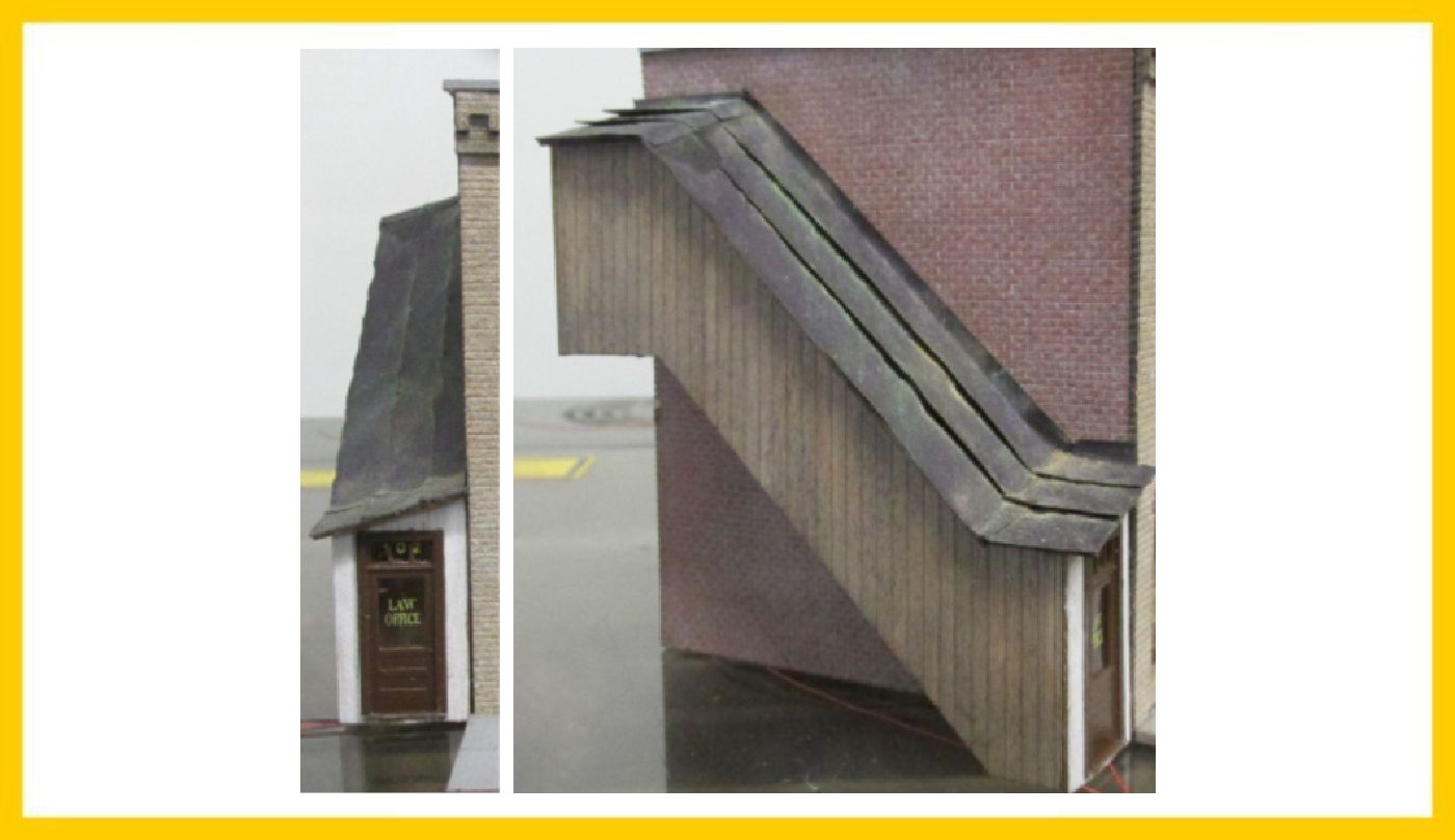 RS Laser Kits 2521 Ho Enclosed Two Story Stairwel - Alpine Railworks