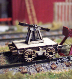 Osborn Models 1107 Ho Railroad Hand Car Static 2P - Alpine Railworks