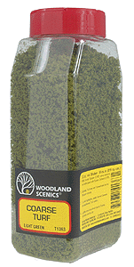 Woodland Scenics 1363 All Scale Coarse Turf Shaker - 32oz 907g -- Light ...