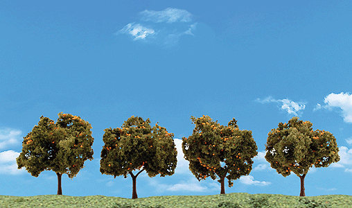Woodland Scenics 3592 All Scale Orange Trees - Woodland Classics(TM ...