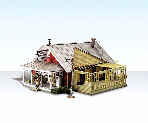 Woodland Scenics 5031 HO Scale Country Store Expansion - Built-&-Ready ...