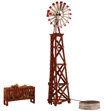 Woodland Scenics 5043 HO Scale Windmill - Built & Ready Landmark ...