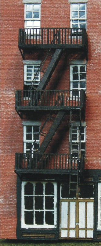 RS Laser Kits 3517 N Fire Escape - Alpine Railworks