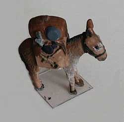 Alexander Scale 9807 HO Scale Pack Mule and Pack -- Unpainted Metal ...