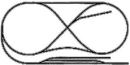 Atlas Model Railroad 10011 HO Scale Code 100 Layout Package (Black Ties ...