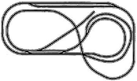 Atlas Model Railroad 10012 HO Scale Code 100 Layout Package (Black Ties ...