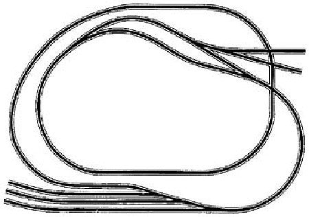 Atlas Model Railroad 11007 N Scale Code 80 Layout Package (Black Ties ...