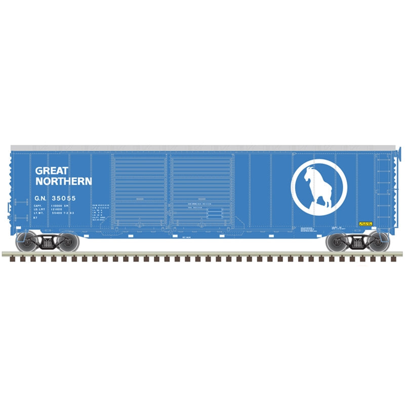 Atlas Model Railroad 20006579 HO Scale Postwar 50' Double-Door Boxcar ...