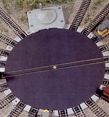 Atlas Model Railroad 305 HO Scale 21-Stall Turntable -- 9" 22.8cm ...