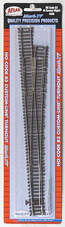 Atlas Model Railroad 566 HO Scale Code 83 Custom-Line(R) Mark IV ...