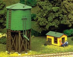 Atlas Model Railroad 703 HO Scale Water Tower - Kit -- 3-1/8 x 3-1/4" 7 ...