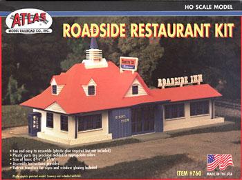 Atlas Model Railroad 760 HO Scale Roadside Restaurant Plastic Kit -- 5 ...