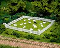 Atlas Model Railroad 779 HO Scale Animals -- Sheep (12 white, 1 black ...