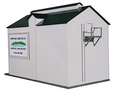 Atlas O 6906 O Scale Atlas O Master(R) Ice House - Kit -- 14 x 6 x 9 ...