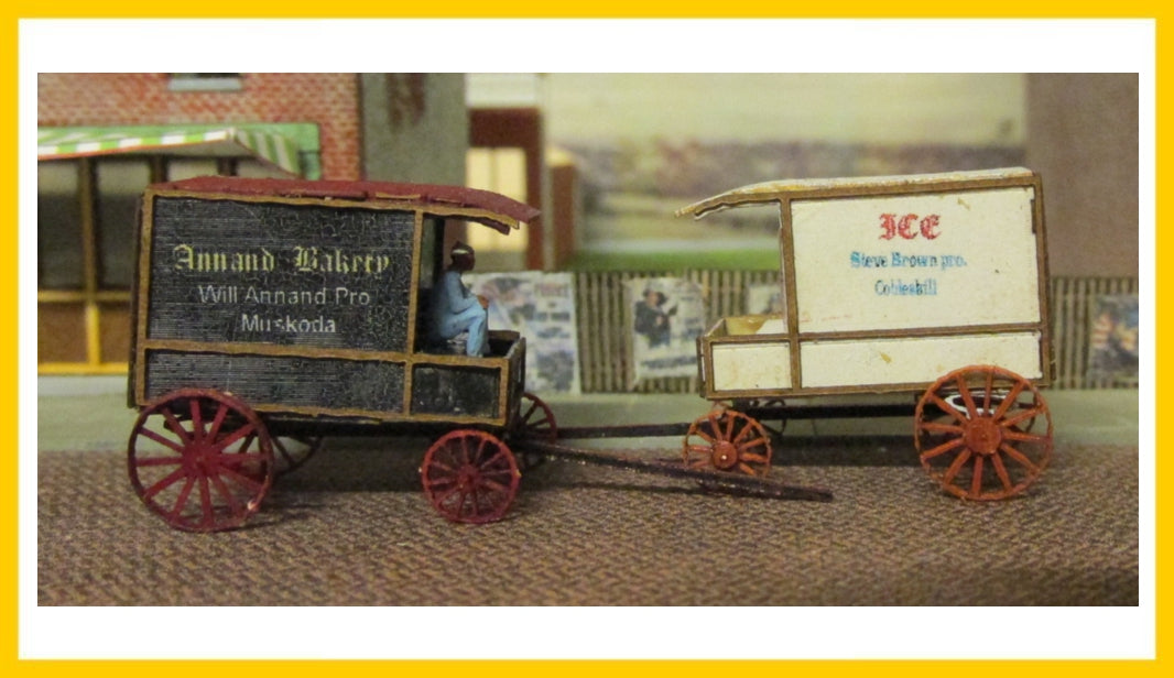 RS Laser Kits 3508 N Delivery Wagon - Alpine Railworks