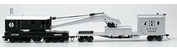 Bachmann 16102 HO Scale 250-Ton Crane Derrick with Boom Tender - Silver ...