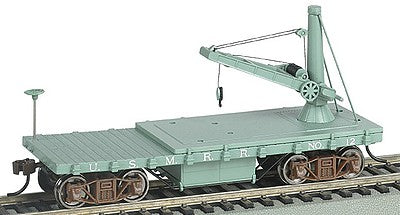 Bachmann 16419 HO Scale Old Time Derrick Car - Ready to Run -- United ...