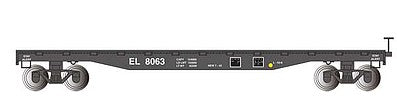 Bachmann 17304 HO Scale 52' Flatcar - Ready to Run - Silver Series(R ...