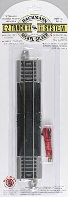 Bachmann 44510 HO Scale Straight Track w/Nickel Silver Rail & Gray ...