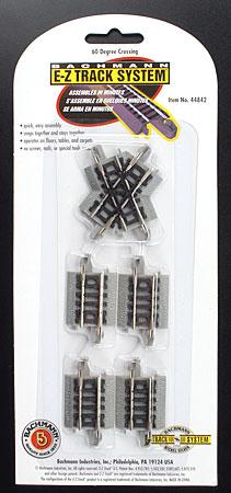 Bachmann 44842 N Scale Crossing w/Nickel Silver Rail & Gray Roadbed - E ...