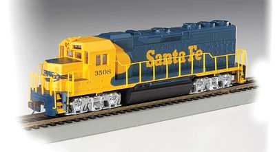Bachmann 60304 HO Scale EMD GP40 - DCC -- Santa Fe #3508 (Warbonnet ...