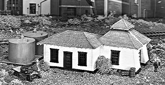 Campbell Scale Models 440 HO Scale Water Treatment Plant -- 5 x 6-1/2 ...