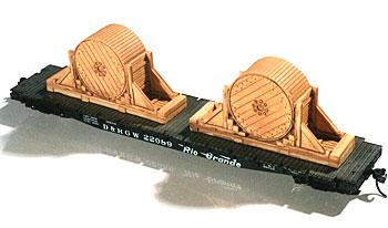Chooch Enterprises 7246 HO Scale Heavy Cable Spool Load - Alpine Railworks