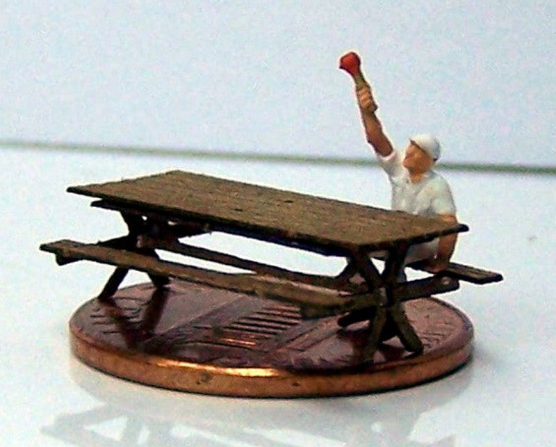 RS Laser Kits 3515 N Picnic Table - Alpine Railworks