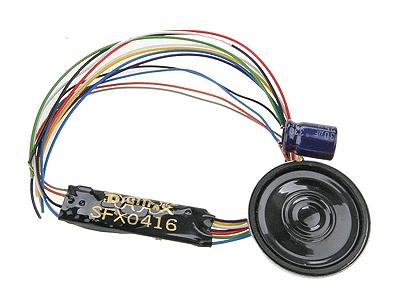 Digitrax SFX0416 N Scale Sound-Only Decoder -- 4-Function, Wired, 31 x ...