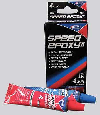 Deluxe Materials AD67 All Scale Speed Epoxy II - 4-Minute Set Time ...