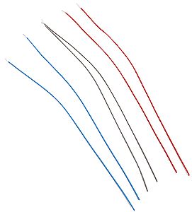 Detail Associates 1513 HO Scale MU Jumper Cable .020" Vinyl 3" Long pkg ...