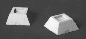 Detail Associates 7202 HO Scale Footing Piers -- Concrete pkg(12 ...